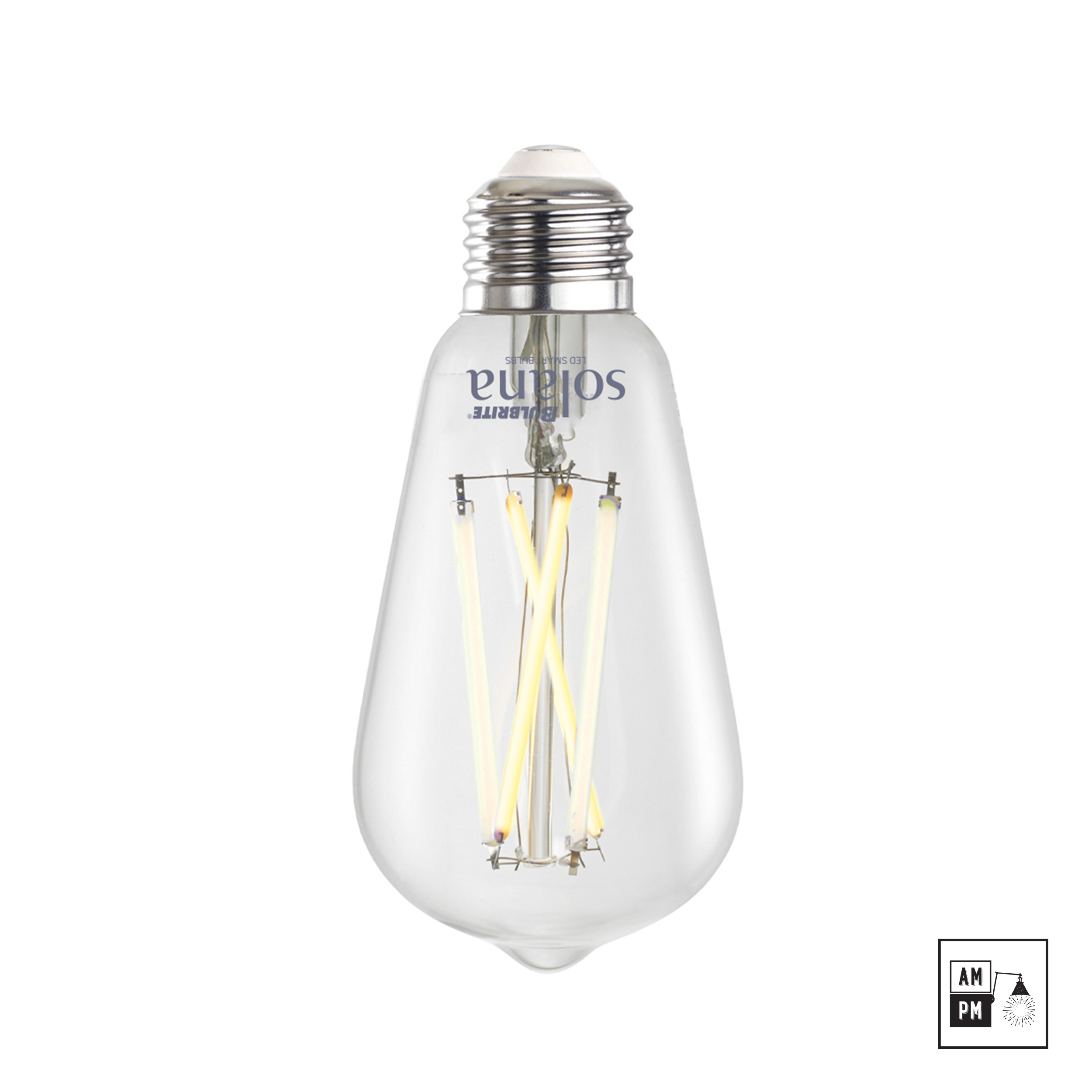 Smart LED Edison Style E26 Lightbulb – Type ST18 - AM/PM
